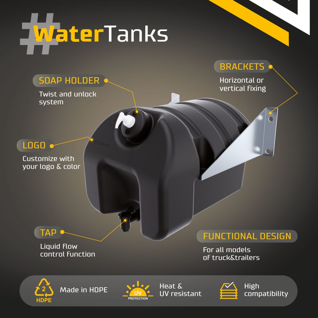 The best water tanks for industrial vehicles