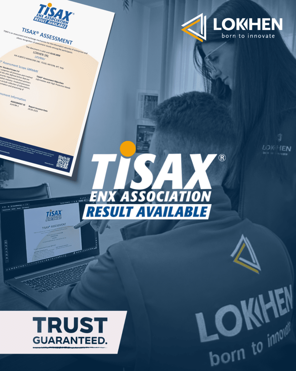 LOKHEN IS TISAX CERTIFIED